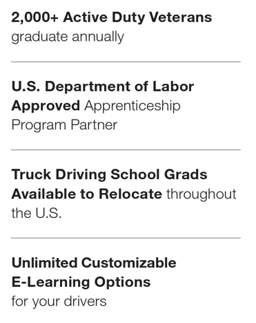 Why You Should Hire Military Veterans for Your CDL Driving Jobs