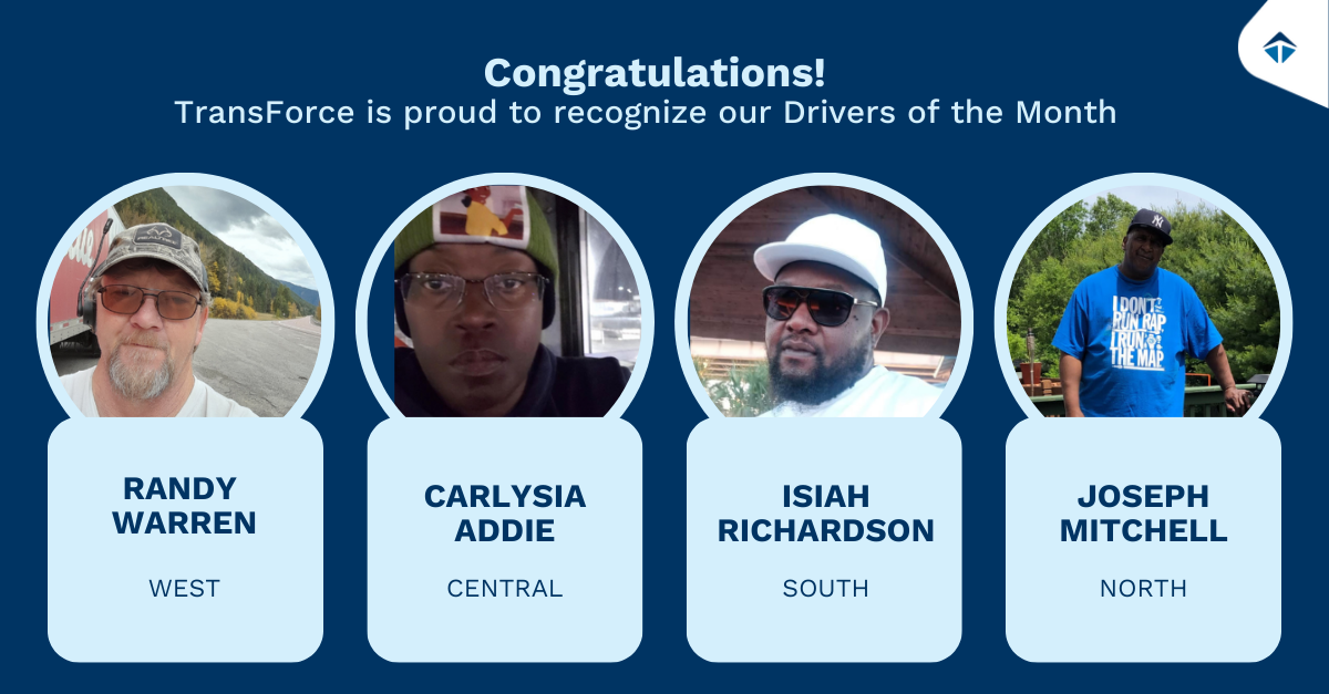 Honoring Our May 2025 Drivers of the Month