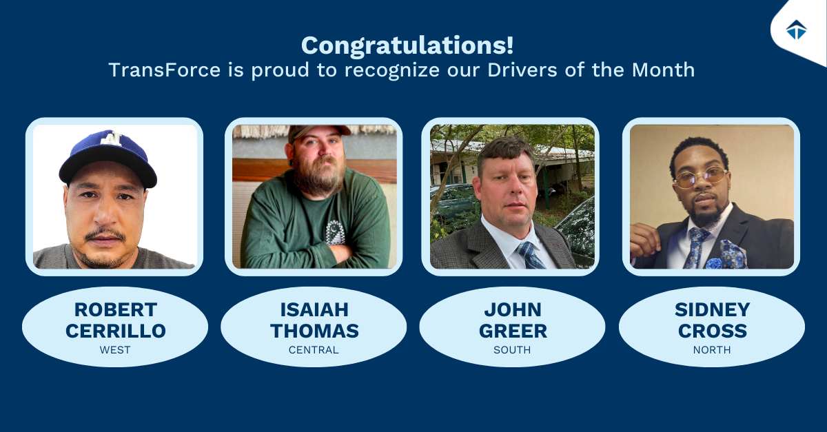 Recognizing Dedication: August 2025 Drivers of the Month