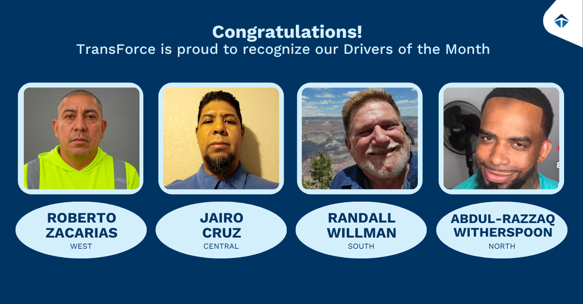 October 2025 Drivers of the Month: Commitment, Safety, and Excellence ...